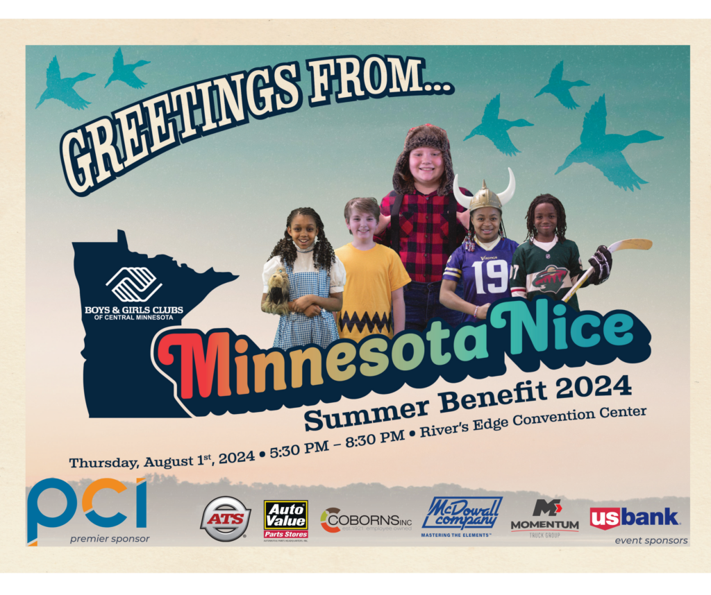 Summer Benefit 2024: Minnesota NICE - Boys & Girls Clubs of Central ...